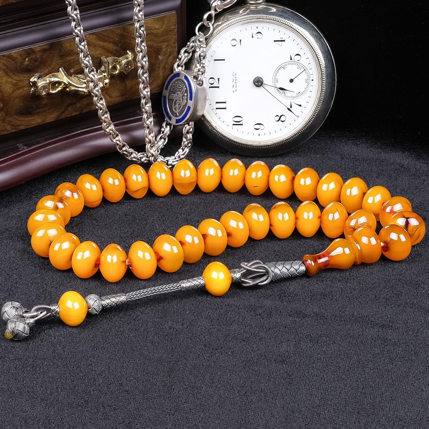 Ata Yadigarı Koleksiyonluk Osmanlı Kehribarı Tesbih Modelleri