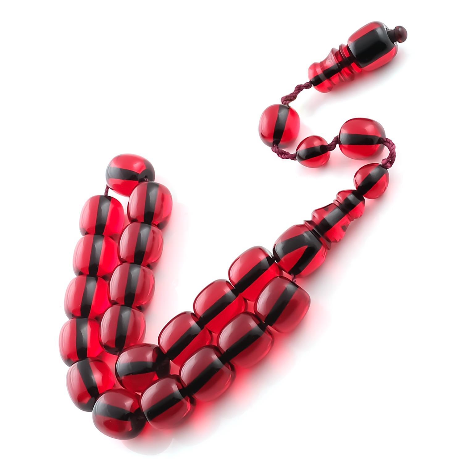 Kapsül Kesim Maskot Boy Kızıl Ateş Kehribar Tesbih